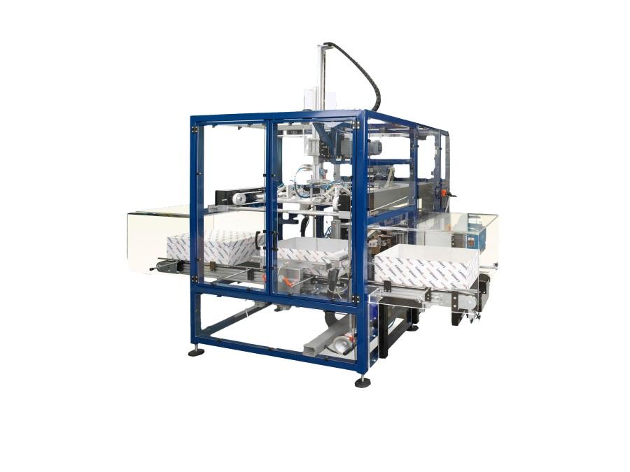 Der automatische Bedeckler LA-1000 von Lantech - austropack